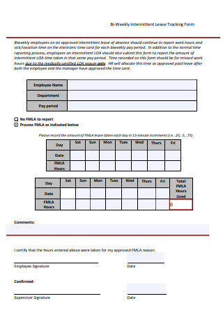 25+ SAMPLE Leave Trackers in PDF | MS Word | Excel