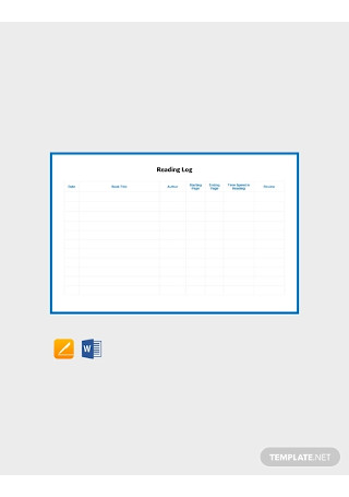 53+ Sample Reading Log Templates for Kids, Middle School & Adults ...