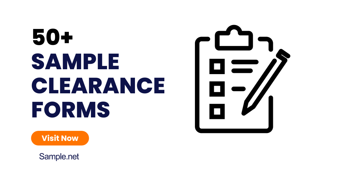 50+ SAMPLE Clearance Forms in PDF | MS Word