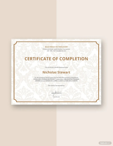 26 SAMPLE Project Completion Certificate In PDF Photoshop Google 